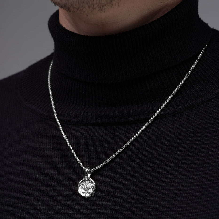 Silver Tachibana Kamon Amulet – TachibanaCo