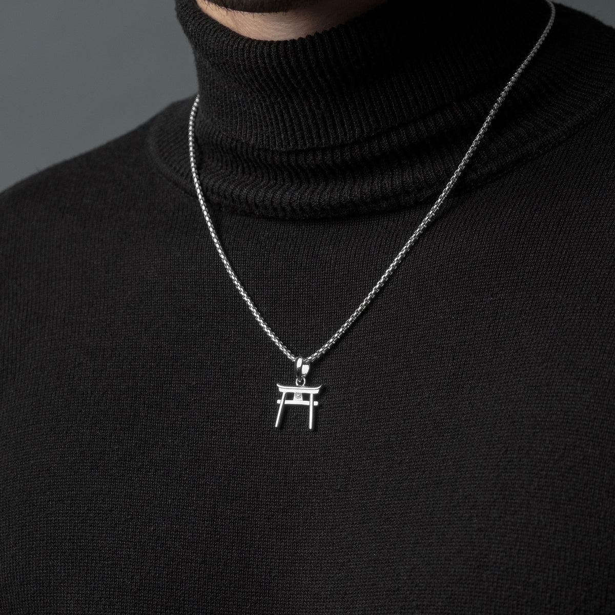 Silver Torii Gate Necklace – TachibanaCo